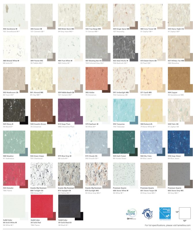 Tarkett VCT II Vinyl Composite Tile Collection - Kaplan Flooring ...
