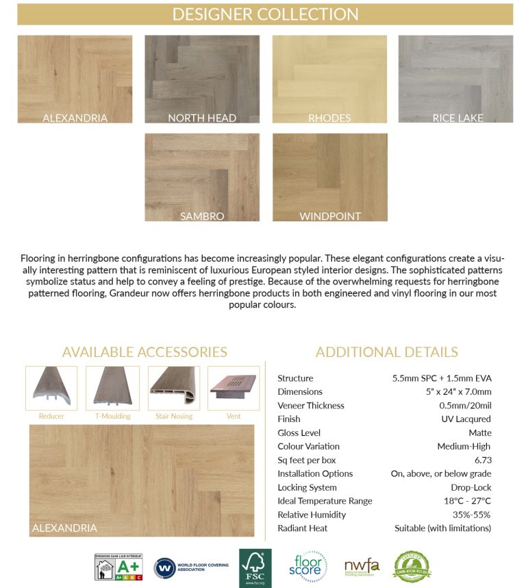 Alexandria - Designer Collection - Grandeur Flooring - Kaplan Flooring ...