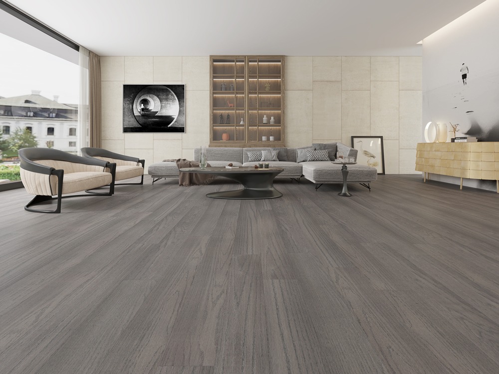 Smoke Grey Engineered Hardwood - American Oak 6 Collection - Vidar ...